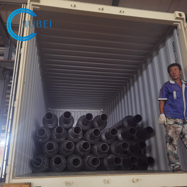 Container Loading of DN160 and DN900 HDPE floating dredging pipeline