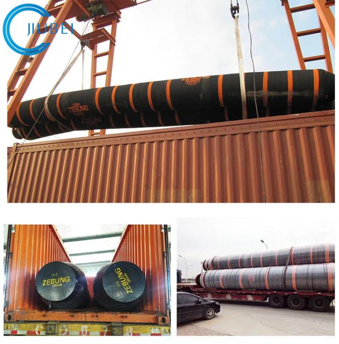 DN600 Self Floating Dredge Hose Discharge Steel Flange Single Carcass ...