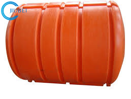 Laying PE Pipe Floats Buoys For Floating Cables Slurry Pipelines ...