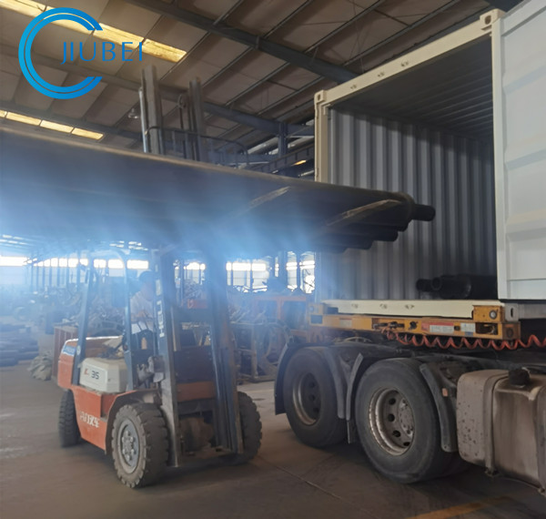 Container Loading of DN160 and DN900 HDPE floating dredging pipeline
