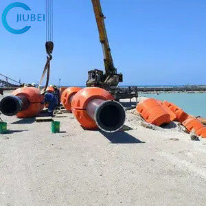 Polyethylene Dredging Pipe Floats Pipeline HDPE Dredging Sand Slurry ...