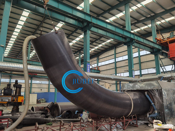 Mining UHMWPE Pipe Elbow 90 Degree Oil Fields Mines Power Plants ...