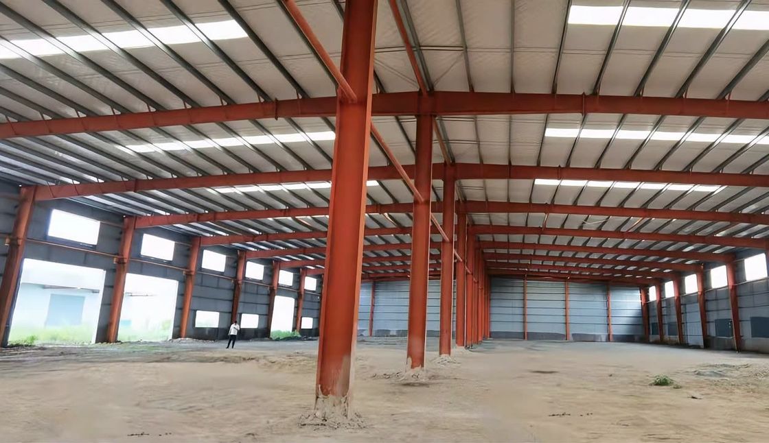 Fireproof Welded Steel Frame Structure With Grade Insulated Panels ...
