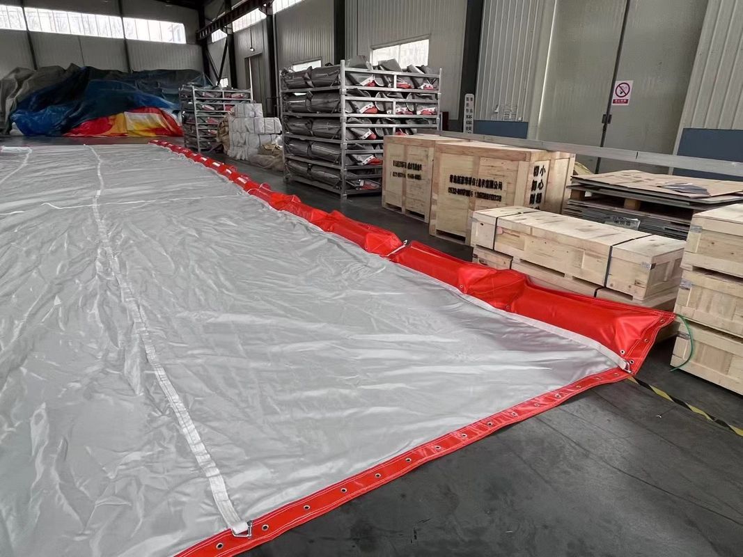 Erosion Control Silt Curtain 25% Elongation 60-130KN/m Tensile Strength ...