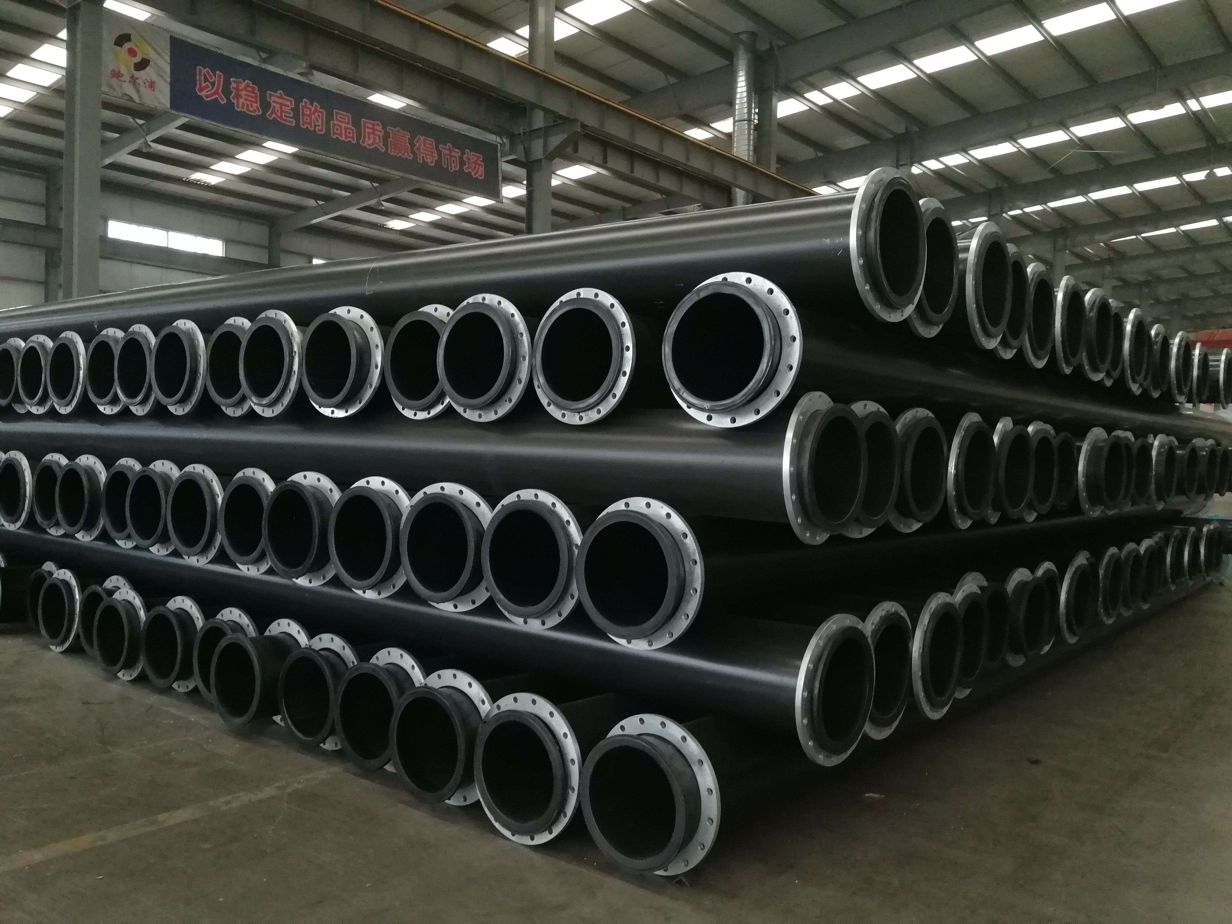 Dredging Hdpe Pipe UHMWPE Plastic Polyethylene 710mm 0.8mpa