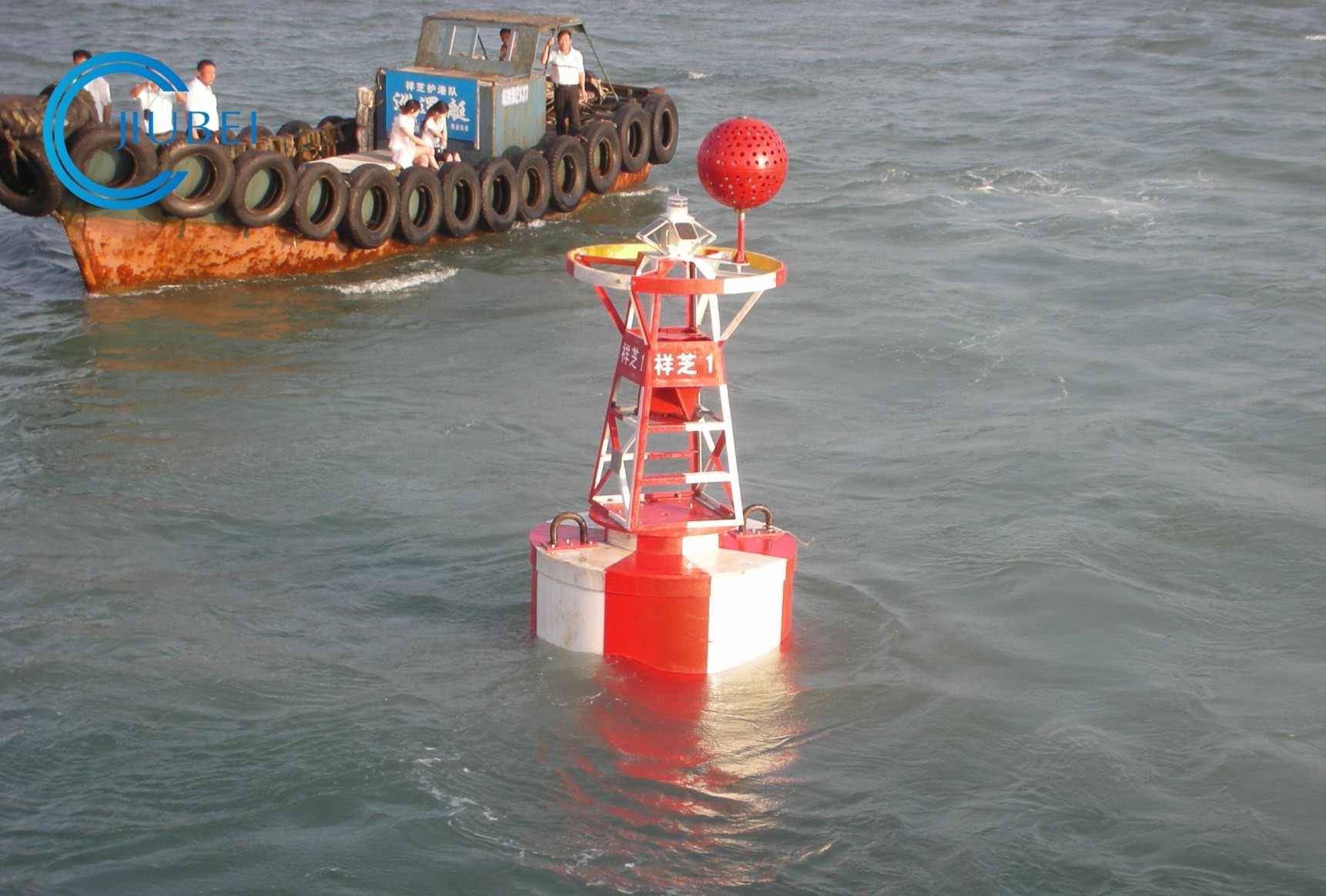 Impact Resistant Polyethylene Buoy Highly Visible Easy To Install