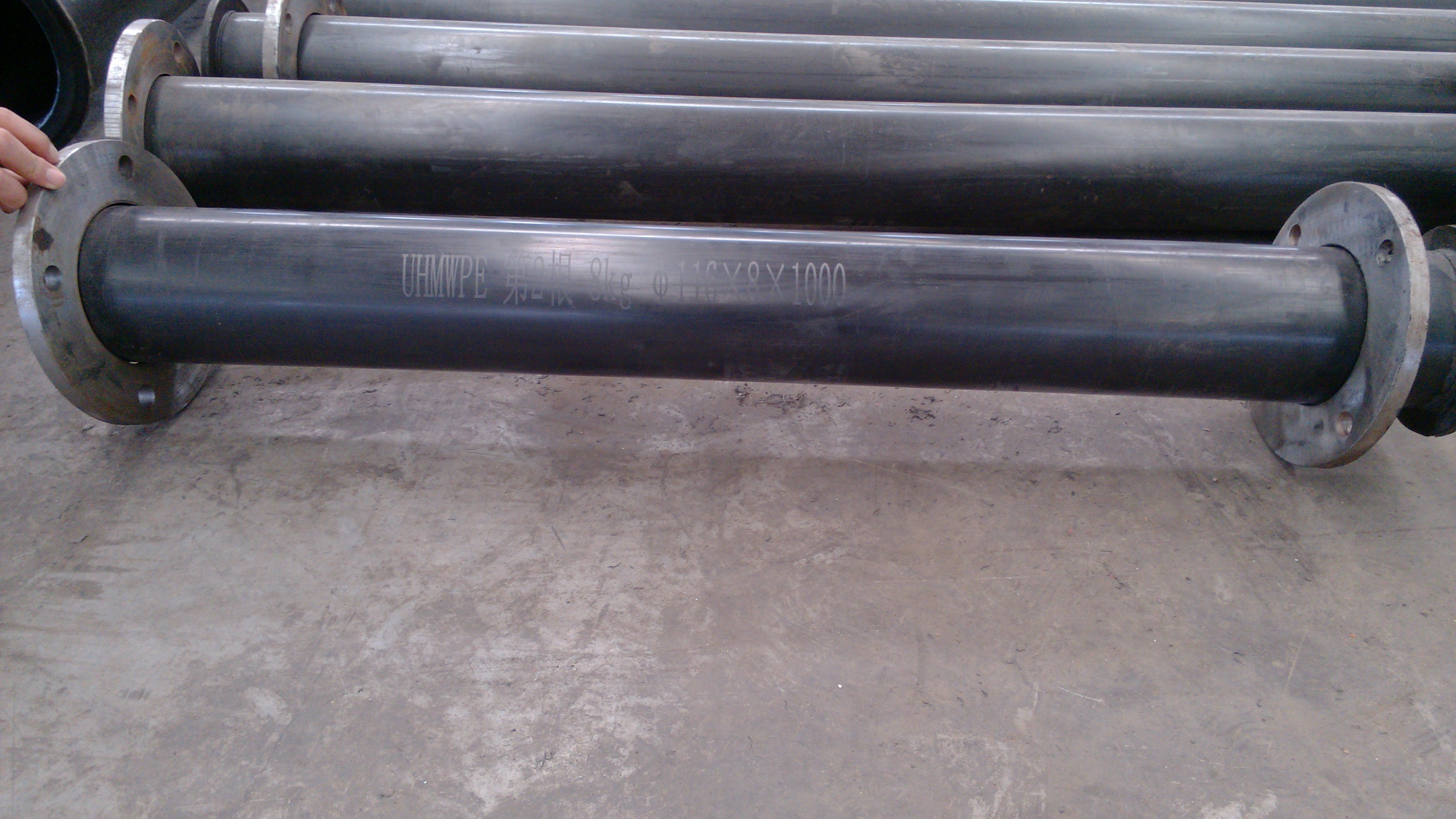 High Tensile White HDPE Dredging Pipe For Water Treatment