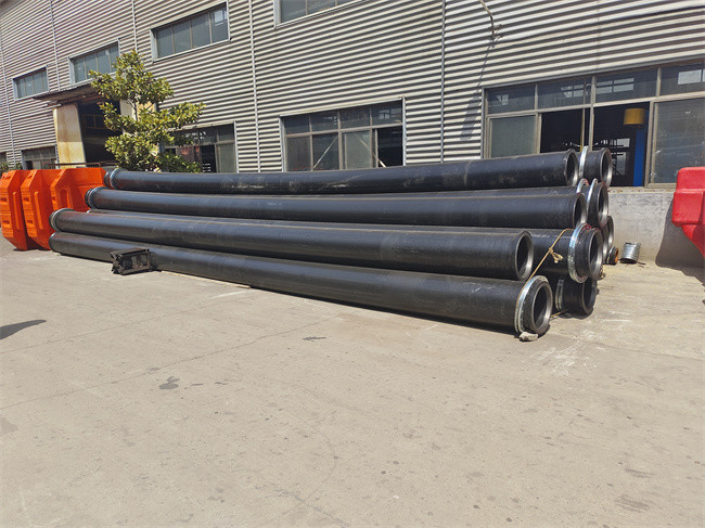 Oil Gas UHMWPE Pipe High Wear Resistance With Nuts And Washers Accessories